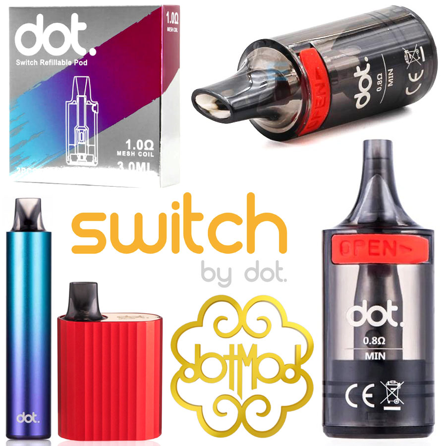 Cartridge Dotmod Switch R (Refilable) Pod | E-cigarety od 2011 | Novacig.cz
